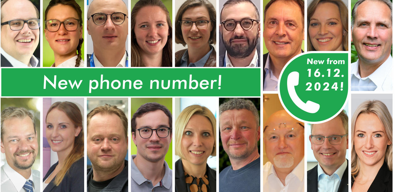 Change of phone numbers from 16 Dec. 2024 Germany - Vilofoss International